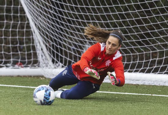 Rangers Womens Goalkeeper Victoria Esson Warms Editorial Stock Photo ...