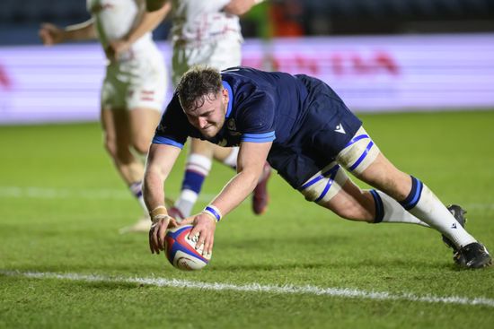 England Vs Scotland Scotlands Rudi Brown Editorial Stock Photo - Stock ...