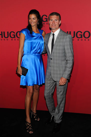 David Coulthard Girlfriend Karen Minier Editorial Stock Photo - Stock ...