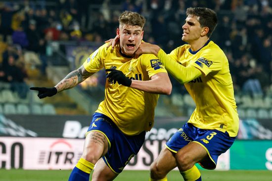 Nicholas Bonfanti Modena Celebrates After Scoring Editorial Stock Photo ...