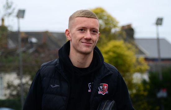 Jay Stansfield Exeter City Arrives During Editorial Stock Photo - Stock ...