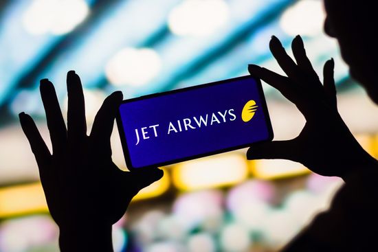 This Photo Illustration Jet Airways Logo Editorial Stock Photo - Stock ...