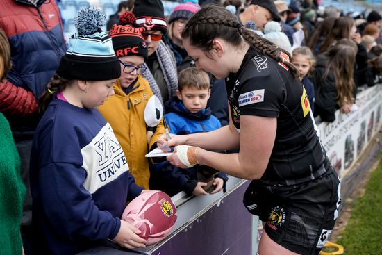 Ebony Jefferies Exeter Chiefs Signs Autographs Editorial Stock Photo ...