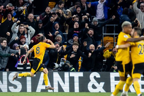 Goal Scores 30 Wolverhampton Wanderers Midfielder Editorial Stock Photo ...