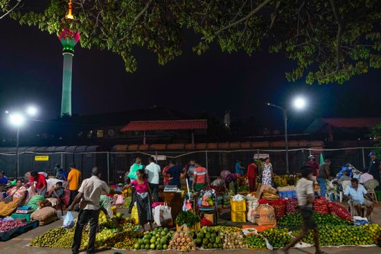 Night Vegetable Market Colombo Sri Lanka Editorial Stock Photo - Stock ...
