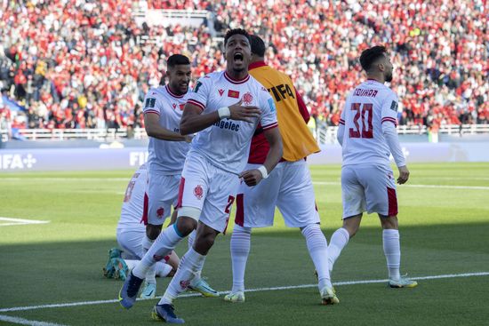 Wydad Players Celebrate 10 Goal By Editorial Stock Photo - Stock Image ...