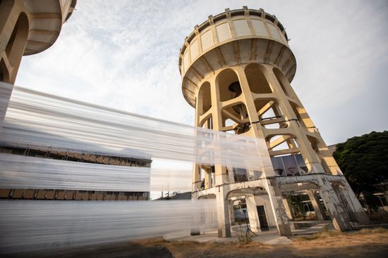 Plastic Wrap Seen Around Metropolitan Waterworks Editorial Stock Photo ...
