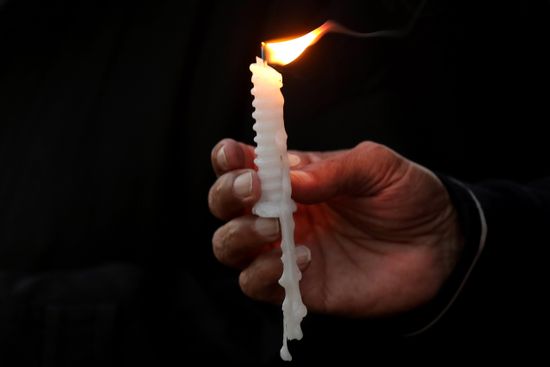 Civil Society Activist Holds Candle Protest Editorial Stock Photo ...