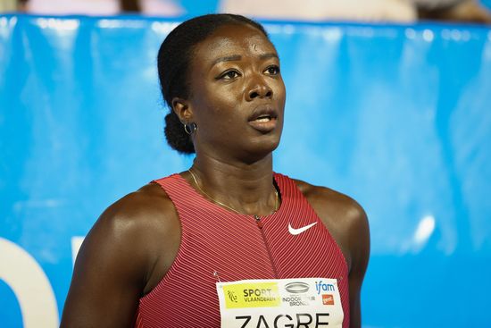 Belgian Athlete Anne Zagre Pictured Action Editorial Stock Photo ...