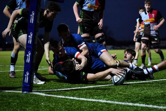 Theo Currie Harlequins U18 Scores Try Editorial Stock Photo - Stock ...