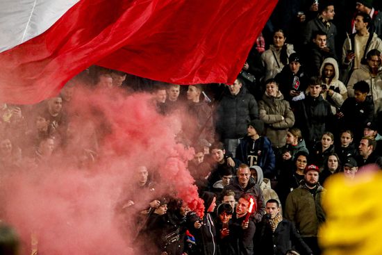 Utrecht Fc Utrecht Fans During Dutch Editorial Stock Photo - Stock ...