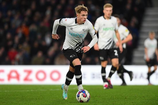 Liam Thompson Derby County Action During Editorial Stock Photo - Stock ...