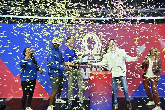 Nfc Coaches Celebrate Win Trophy Editorial Stock Photo - Stock Image ...