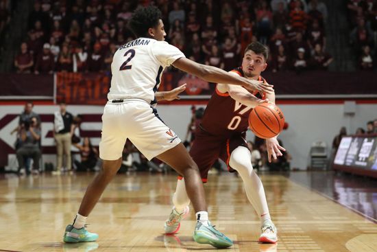 Virginia Tech Hokies Guard Hunter Cattoor Editorial Stock Photo - Stock ...