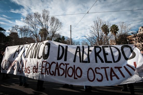 Members Anarchist Groups Demonstrating Support Anarchist Editorial ...