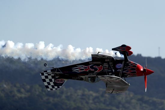 Us Pilot Skip Stewart Performs Aerobatic Editorial Stock Photo - Stock ...