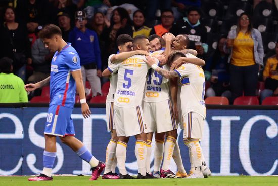 Tigres Uanl Players Celebrate After Scoring Editorial Stock Photo ...