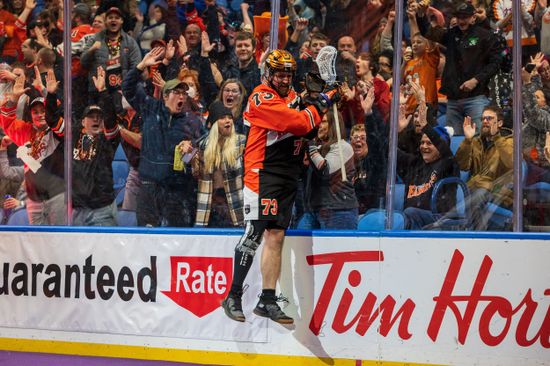 Th Buffalo Bandits Forward Brandon Robinson Editorial Stock Photo ...