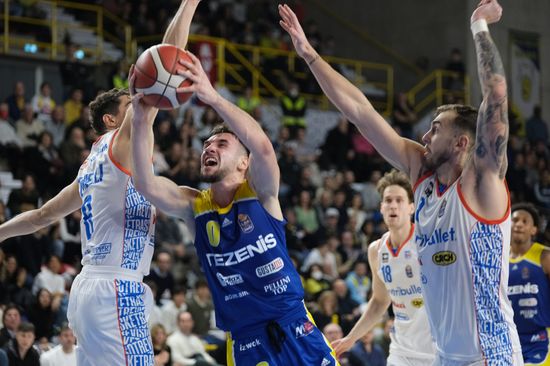 Alessandro Cappelletti Tezenis Verona During Match Editorial Stock ...