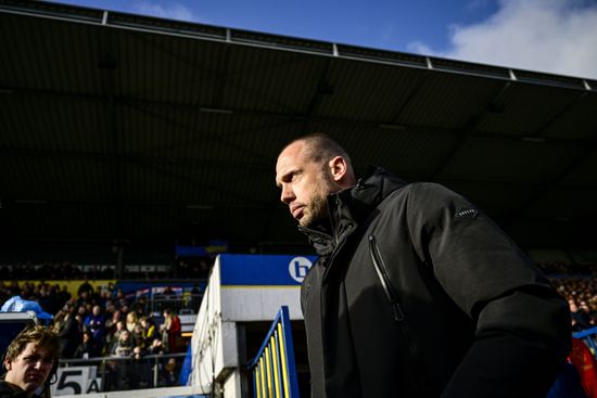 Leeuwarden Ajax Coach Johnny Heitinga During Editorial Stock Photo ...