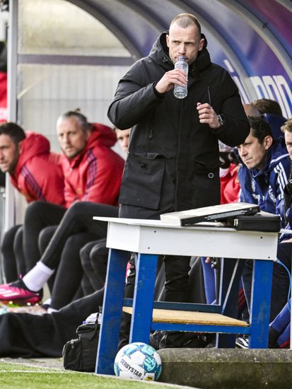 Leeuwarden Ajax Coach Johnny Heitinga During Editorial Stock Photo ...
