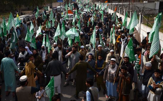 Supporters Pakistan Markazi Muslim League Party Editorial Stock Photo ...