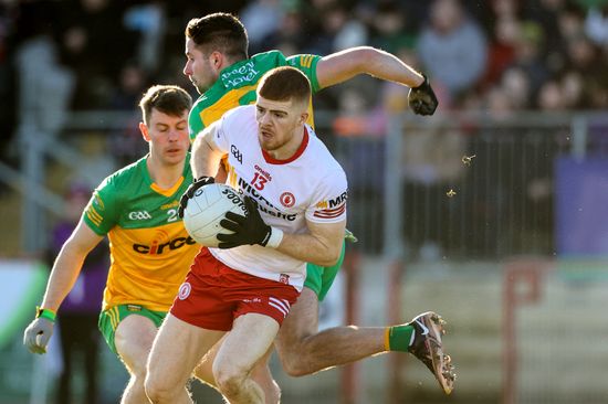 Tyrone Vs Donegal Donegals Brendan Mccole Editorial Stock Photo - Stock ...