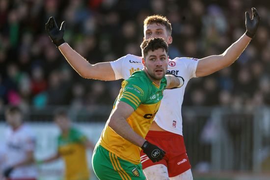 Tyrone Vs Donegal Donegals Brendan Mccole Editorial Stock Photo - Stock ...