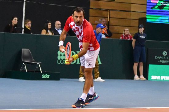 Ivan Dodig Croatia Action During Tennis Editorial Stock Photo - Stock ...