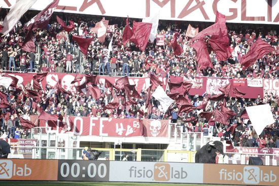 Torino Fans During Italian Serie Football Editorial Stock Photo - Stock ...