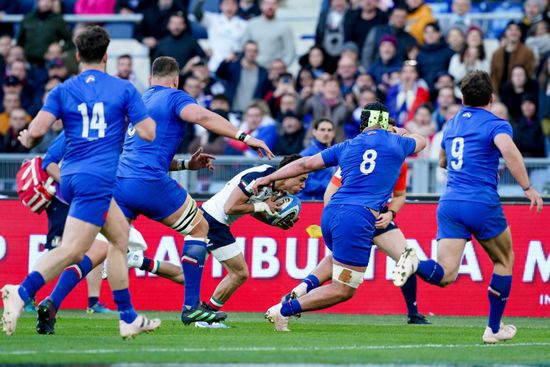 Ange Capuozzo Italy Scores First Try Editorial Stock Photo - Stock ...