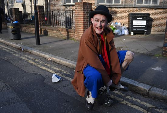 Performer Attends Annual Clown Service All Editorial Stock Photo ...
