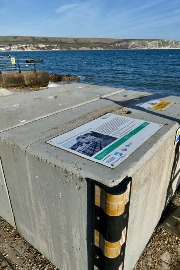Temporary Wave Barriers Installed Along Seafront Editorial Stock Photo ...