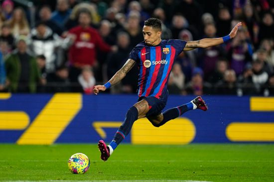 Raphinha Right Winger Barcelona Brazil Shooting Editorial Stock Photo ...