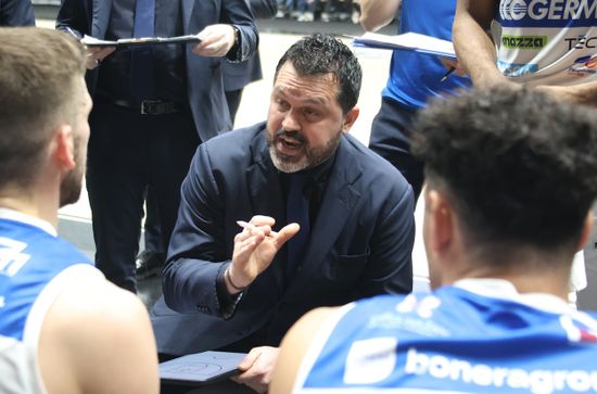 Alessandro Magro Head Coach Germani Pallacanestro Editorial Stock Photo ...
