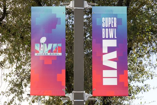 Banners Signage Promoting Super Bowl Lvii Editorial Stock Photo - Stock ...