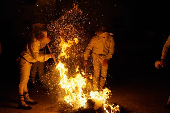 Aitezarko Burned End Carnival Presence His Editorial Stock Photo ...
