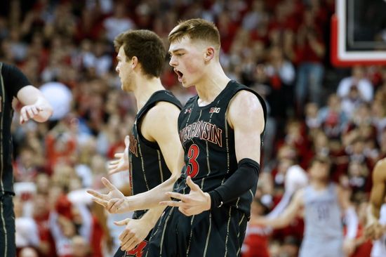 Wisconsin Badgers Guard Connor Essegian 3 Editorial Stock Photo - Stock ...