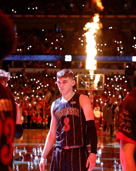 Wisconsin Badgers Guard Connor Essegian 3 Editorial Stock Photo - Stock ...