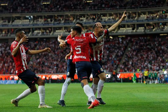 Chivas Manuel Mayorga R Celebrates Teammates Editorial Stock Photo ...