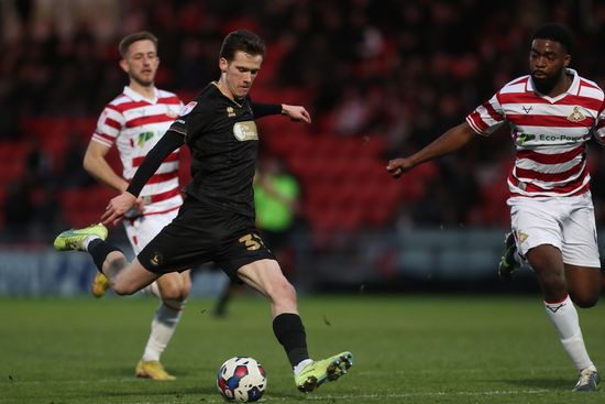 Hartlepool Uniteds Daniel Dodds Shoots Scores Editorial Stock Photo ...