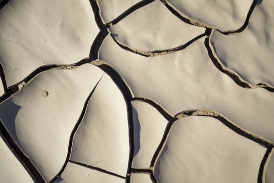Drought Cracks Display Dried Out Mud Editorial Stock Photo - Stock ...