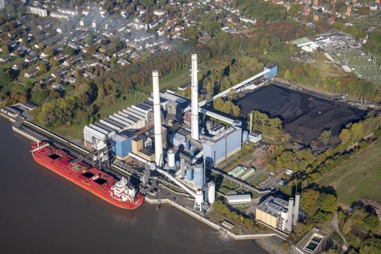 Aerial View Wedel Combined Heat Power Editorial Stock Photo - Stock ...
