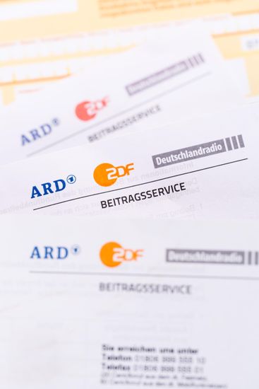 Contribution Service Ard Zdf Rundfunkgebuehr Gez Editorial Stock Photo ...
