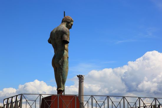 Statue Daedalus By Mitoraj Daidalos Figure Editorial Stock Photo ...