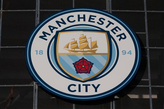 General View Manchester City Club Crest Editorial Stock Photo - Stock ...