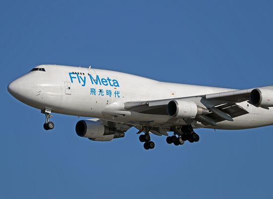 Boeing 747446bdsf Fly Meta Company Based Editorial Stock Photo - Stock ...