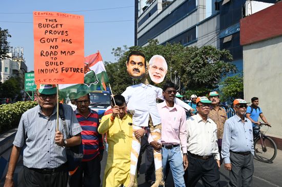 Members Congress Party Demand Investigation Into Editorial Stock Photo ...