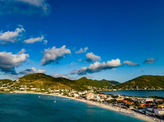 Phillipsburg Overview Capital Sint Maarten Today Editorial Stock Photo ...