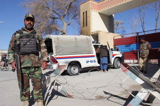 Pakistani Security Officials Frisk Motorists Checkpoint Editorial Stock ...